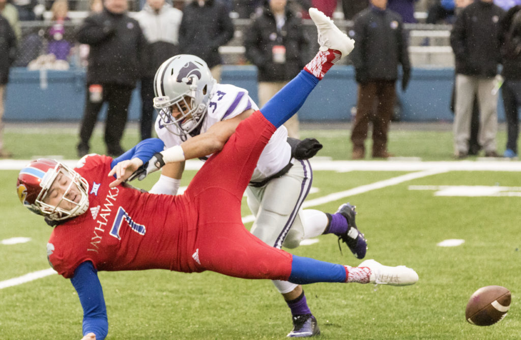 Kansas punter Matthew Wyman takes blame for special teams blunders ...